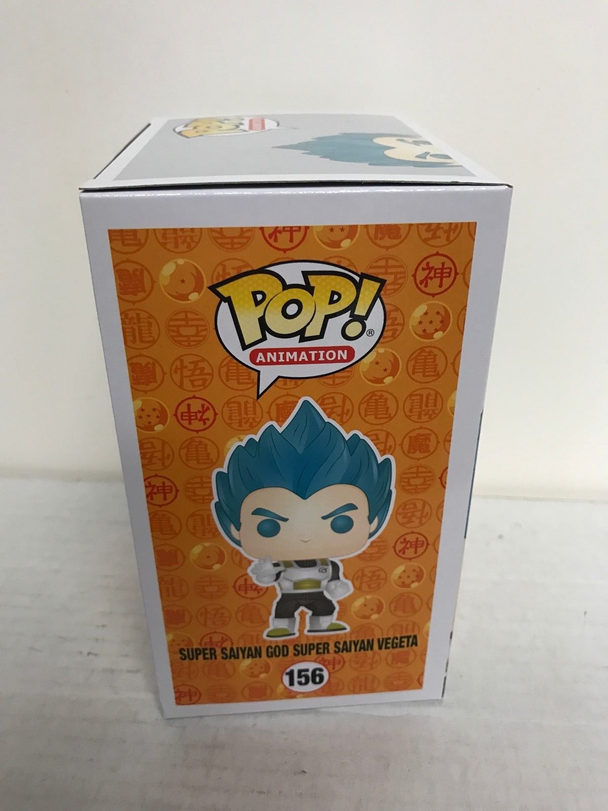 Funko Pop Dragonball Z Super Saiyan God Metallic Blue Vegeta Exclusive VInyl FIgure