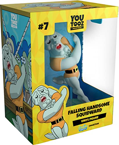 Falling Handsome Squidward, 4.7" Squidward Collectible Figure - Youtooz Based on TV Series Spongebob Squarepants