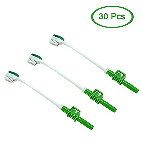 MUNKCARE Elderly Oral Cleaning Disposable Suction Swab Toothbrush Head of Green (BOX of 30pcs)