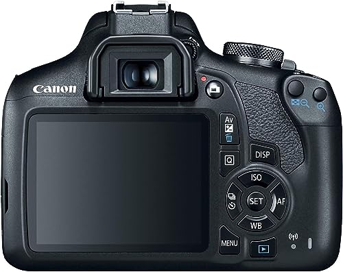 Black Canon EOS Rebel T7 DSLR Camera with EF S 18 55mm DC III and 75 300mm III Lenses canont7w7530064gb canont7w7530064gb (Renewed)