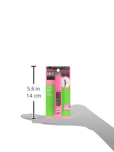 Maybelline New York Makeup Great Lash Curved Brush Washable Mascara, Very Black Mascara, 0.43 fl oz
