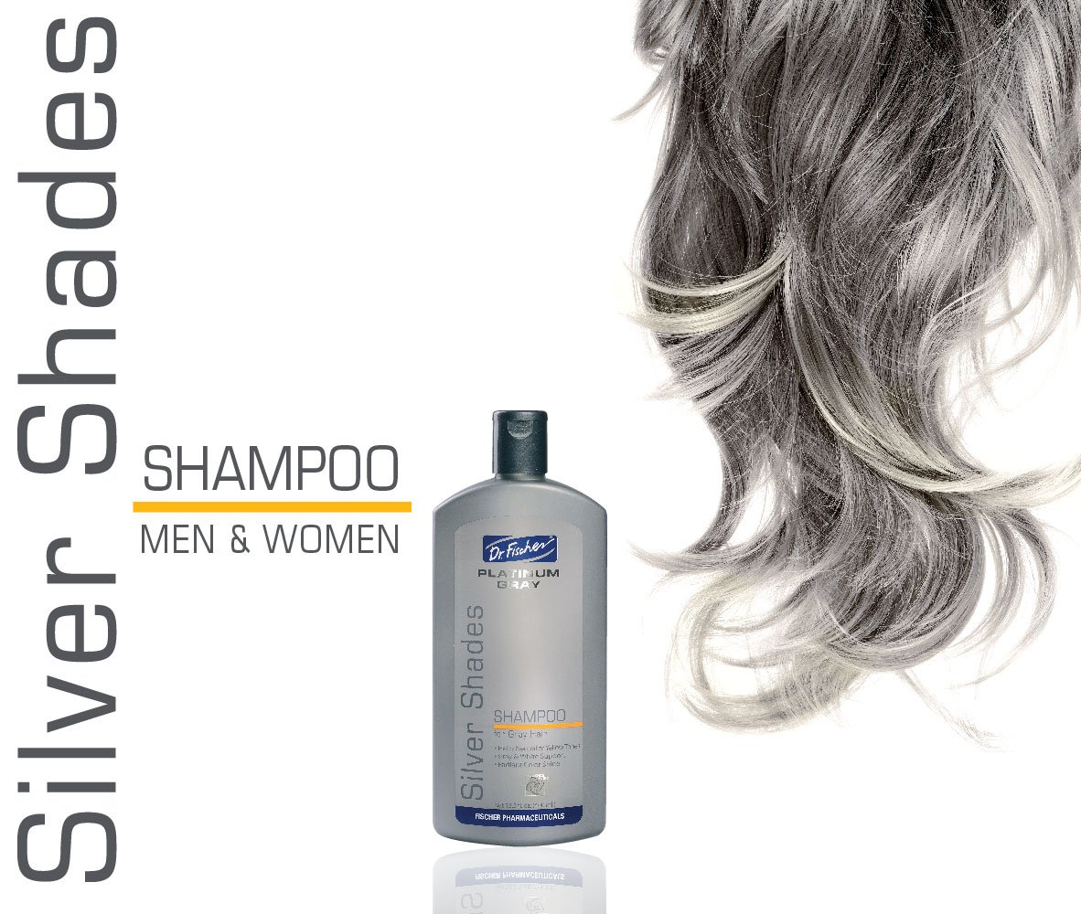 Dr. Fischer Purple Hair Mask and Purple Shampoo for Healthy Gray and Silver Hair.