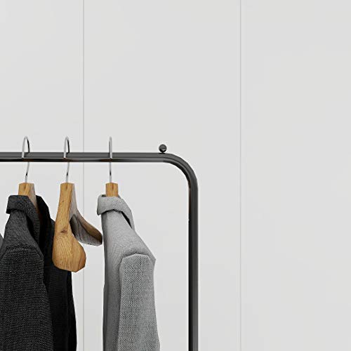 Black Commercial Garment Rack,Closet Garment Rack, Heavy Duty Clothes Storage Organizer for Bedroom, Free-Standing and Closet Organizer and Storage with Hanger Rods Clothes Rack for Hanging Clothes