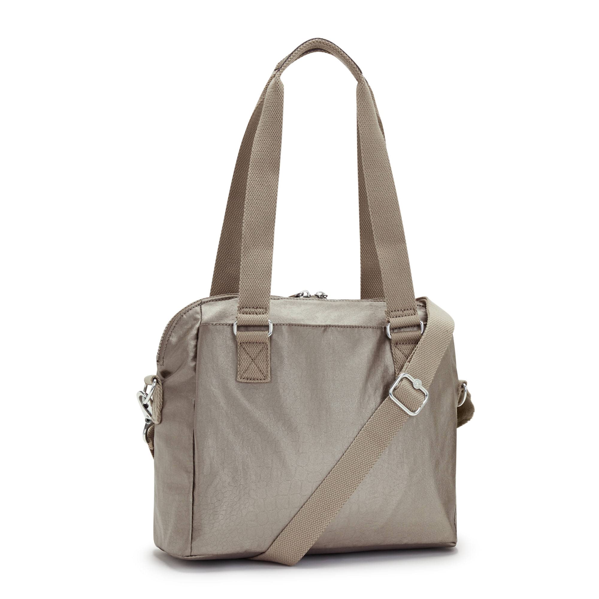 Kipling Felicity Metallic Shoulder Bag Metallic Pewter