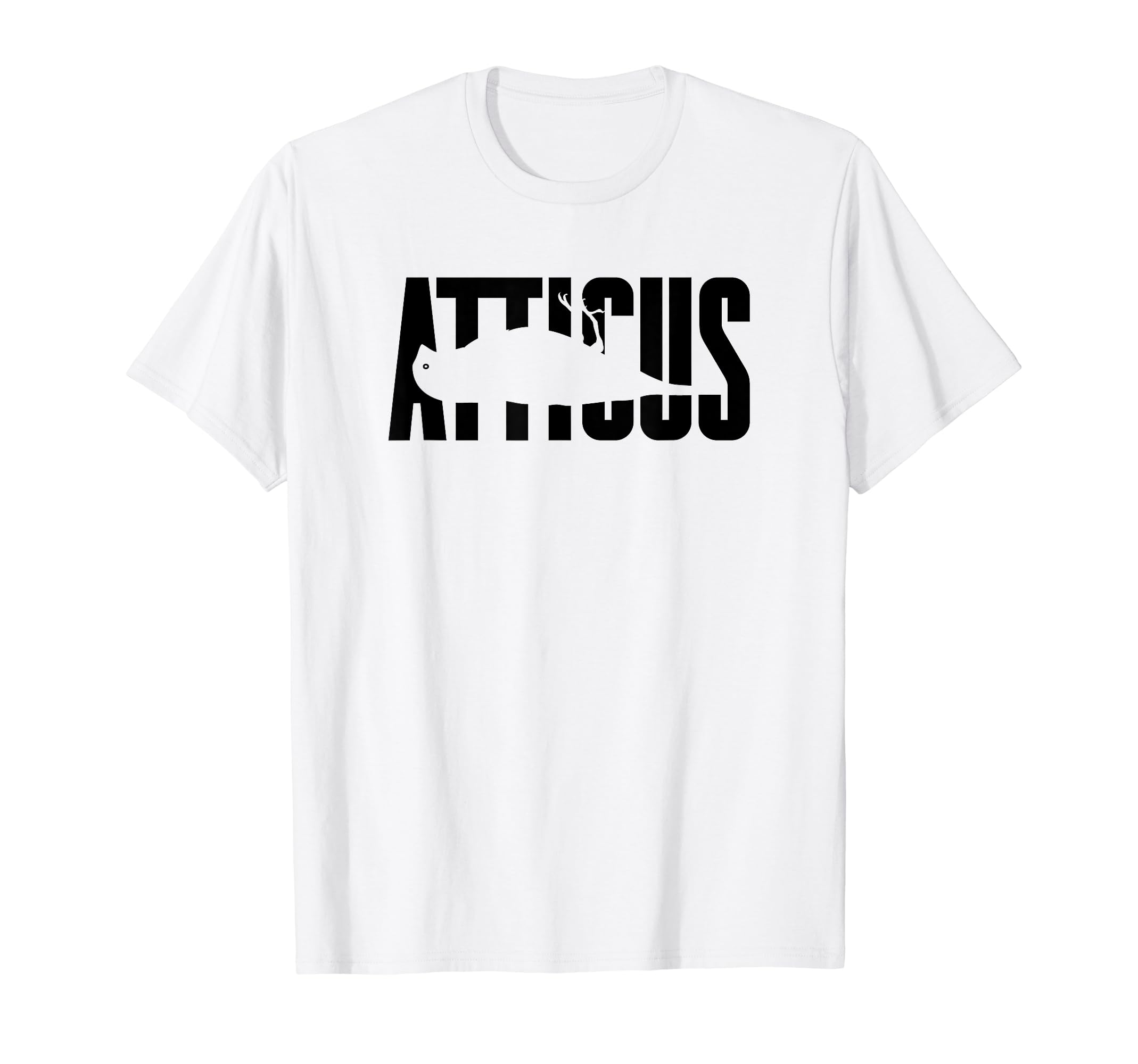 ATTICUS Punchout T Shirt (Black Print)