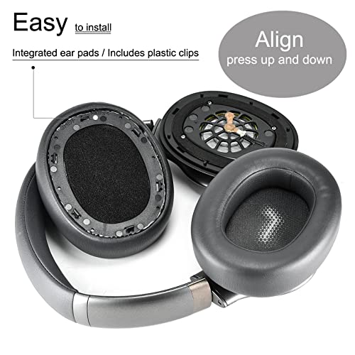 Everest 750 750NC Ear Pads Replacement Cover EarPads Compatible with JBL Everest Elite 750 750NC Over-Ear Wireless Bluetooth Headset,Softer Leather,High-Density Noise Cancelling Foam, Added Thickness