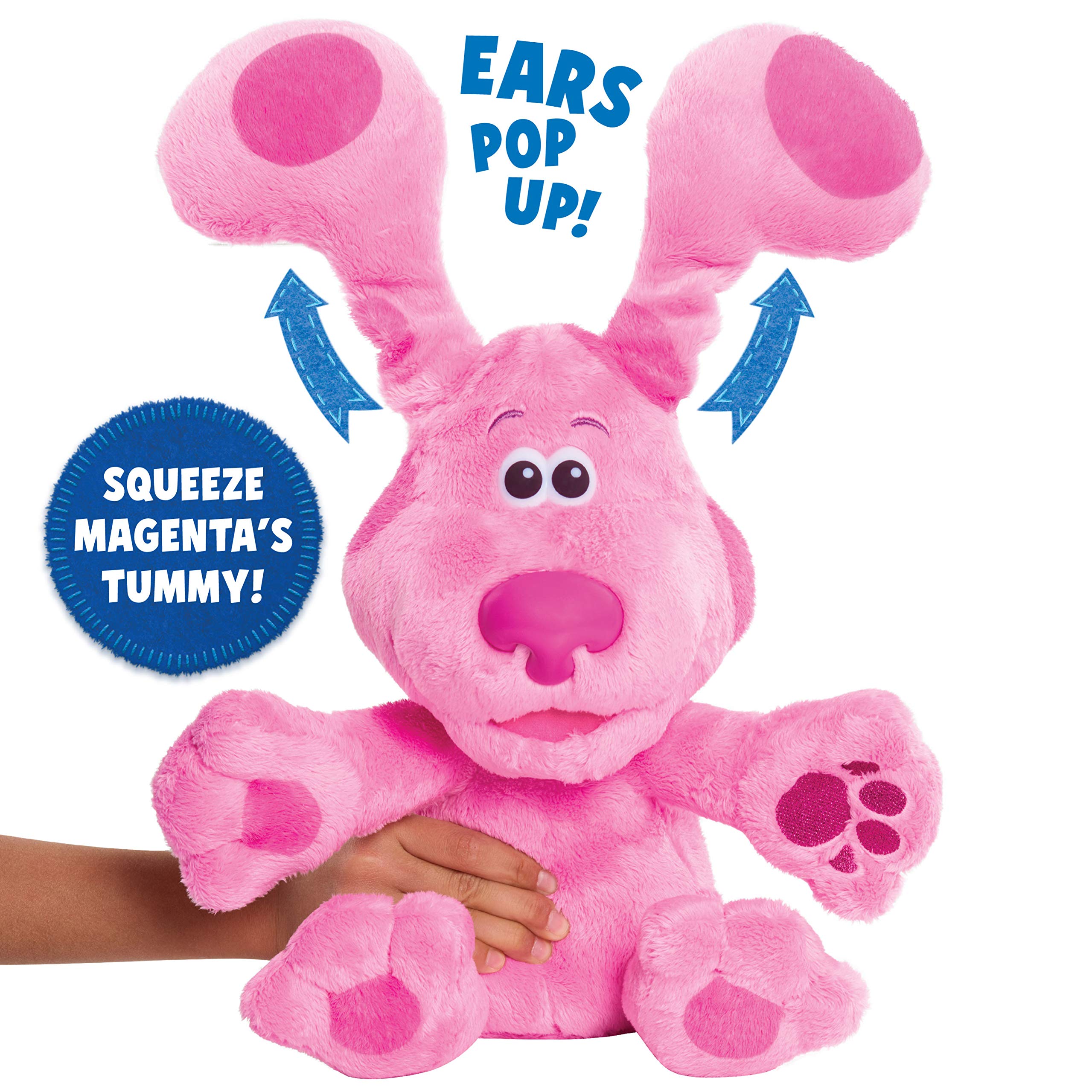 Just Play Blue’s Clues & You! Peek-A-Boo Magenta, 10-inch Feature Plush
