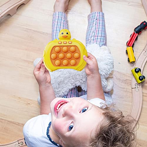 Gelmevo 2PCS Pop Fidget Push Game, Handheld Bubble Game Console Toy for Kids and Teen Party Game Relaxation and Decompressions Fidget Toy