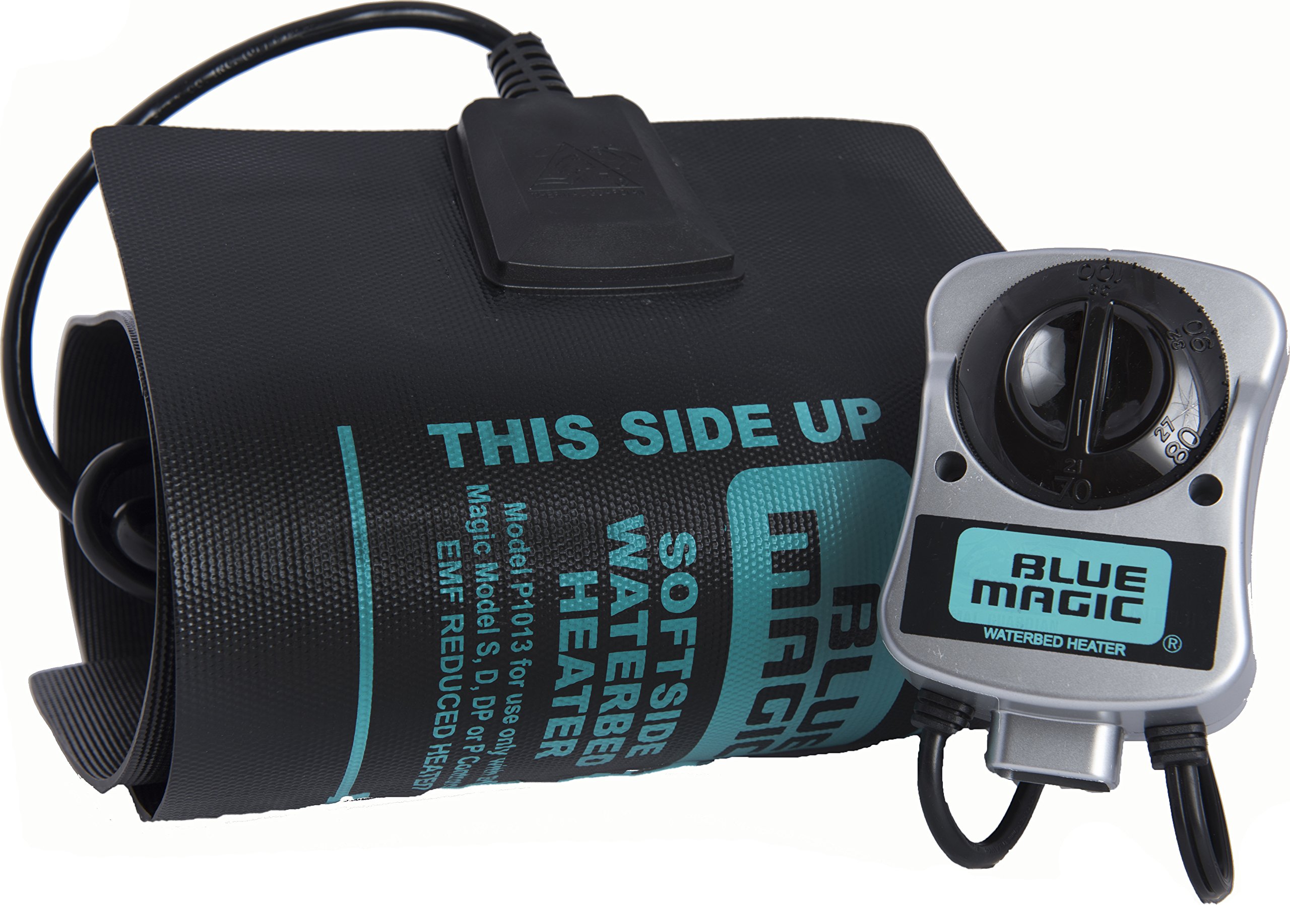 Blue Magic 120W Solid State Soft Side Waterbed Heater, Low Watt, Black