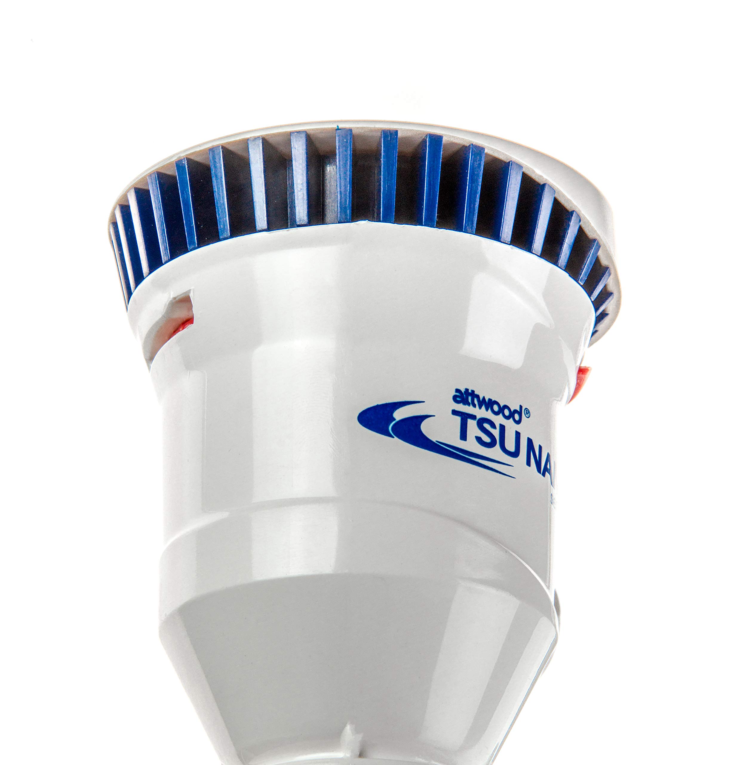 attwood 4653-7 Tsunami Series 800 GPH Fully Submersible Aerator Pump, White Finish, One Size