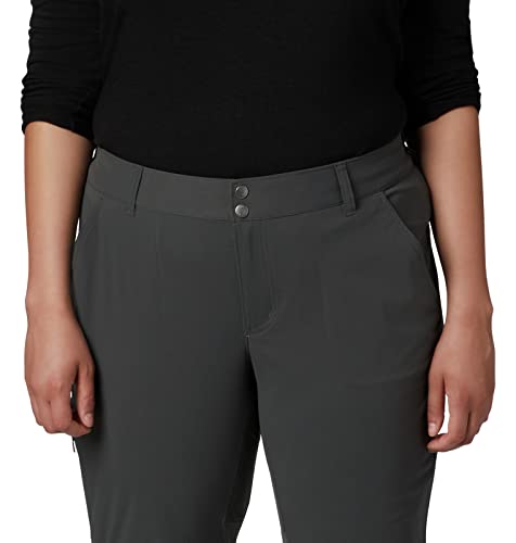 Columbia Women's Standard Saturday Trail Stretch Pant, Grill, 14 Grey