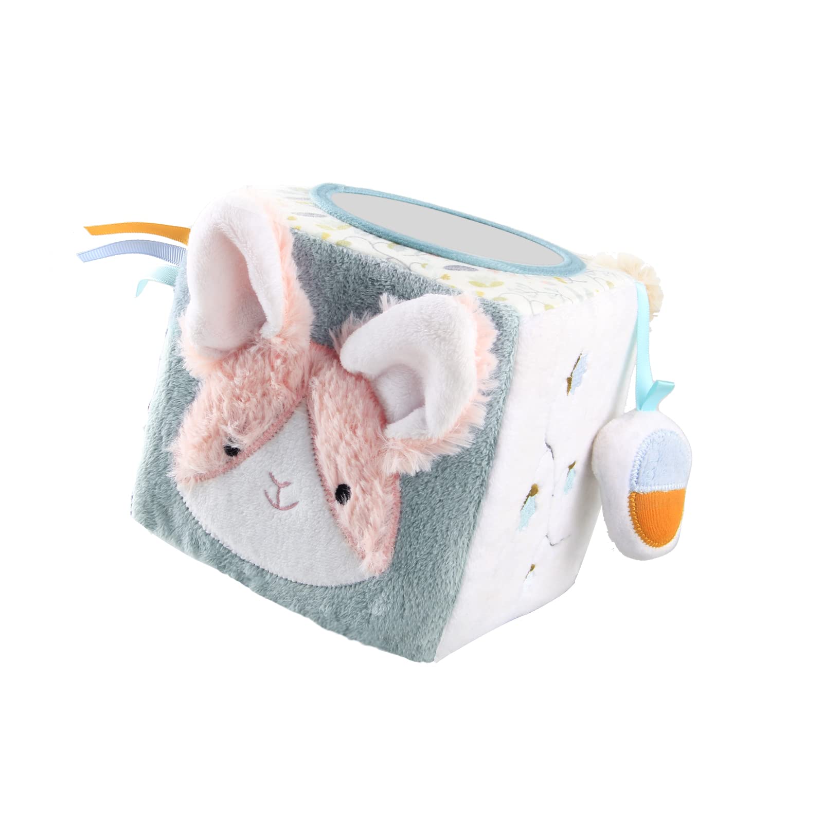 Baby Activity Cube Activity Cube Toys Educational Baby Cube Toy Early Learning Centre Sensory Cube Multicolor Baby Cube Toy Baby Toys 0+ Months (Rabbit Dog)