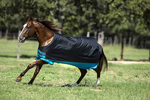Horseware Ireland Mio Turnout Sheet Lite Black/Turquoise/Black 63