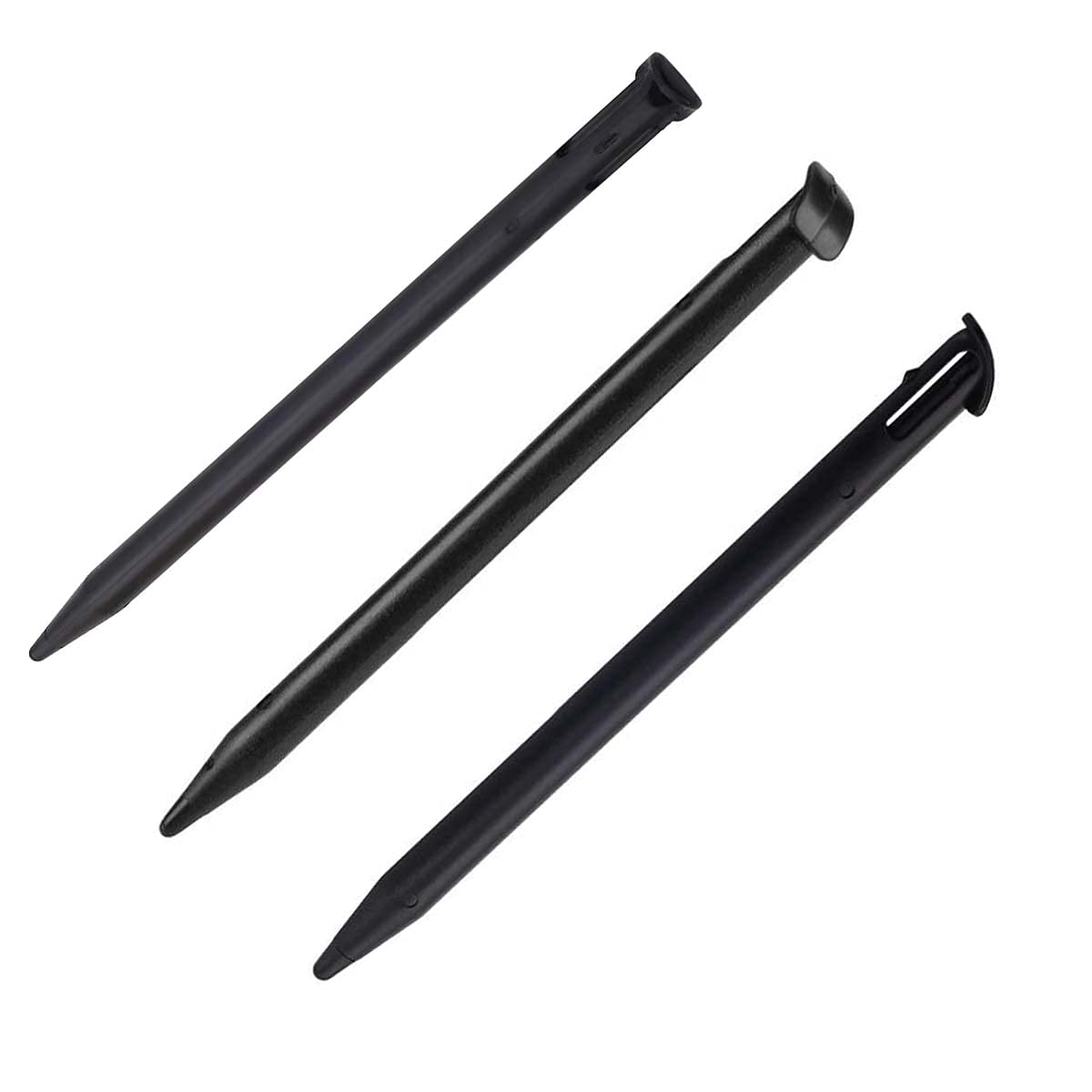 FainWan 10 Pack Stylus Pens for New 3DS XL 2015 Nin-tendo Slot Replacement Pen Plastic Touch Screen Pen Set (Black)