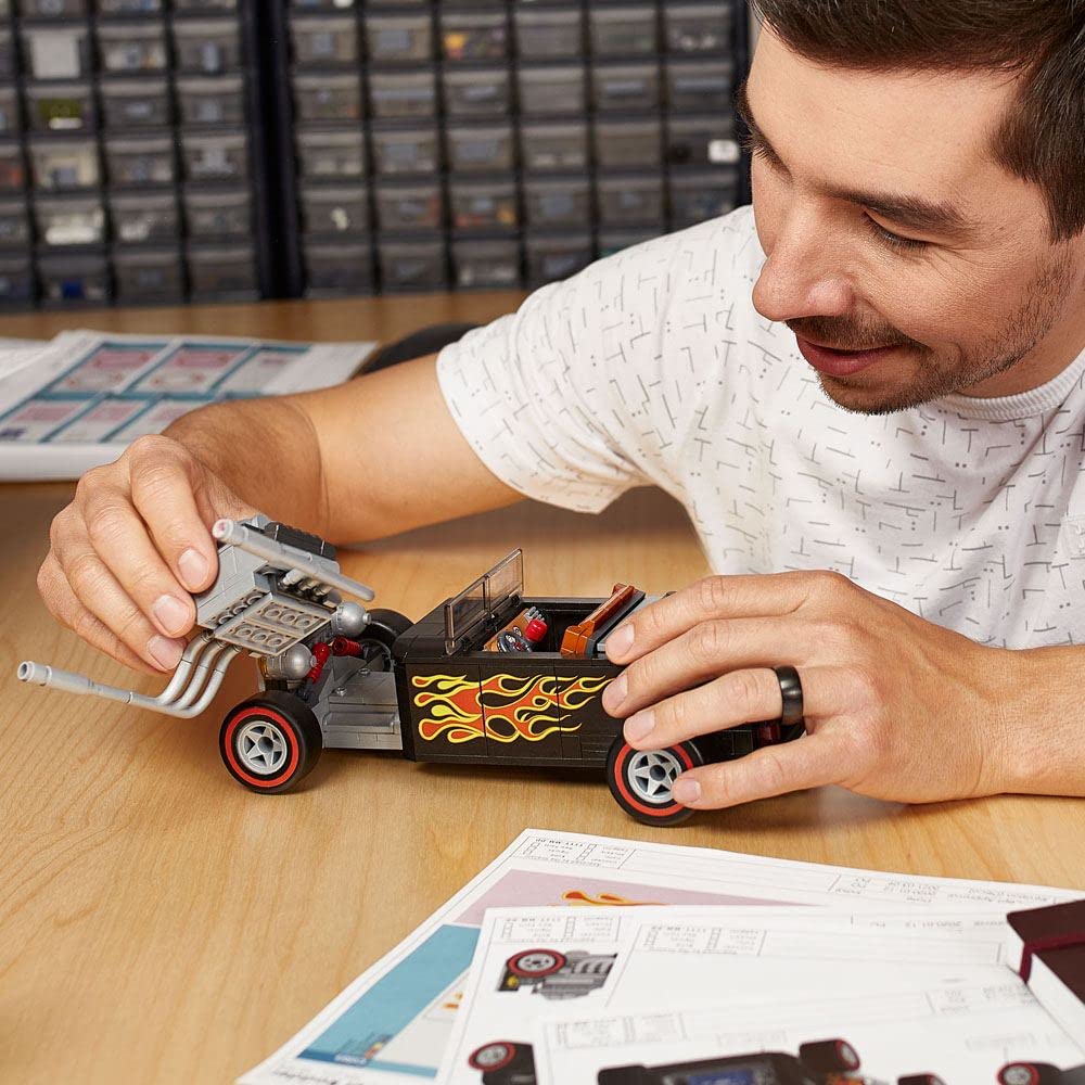 Mega Construx Hot Wheels Street Rodder Construction Set, Building Toys for Kids