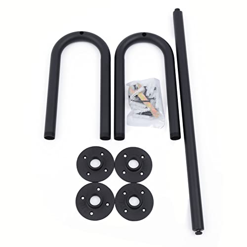 Gdrasuya10 Wall Mounted Garment Rack, 23.62 Inches Industrial Pipe Clothing Rack Vintage Retail Garment Rack Metal Display Rack Closet Storage Clothes Organizer