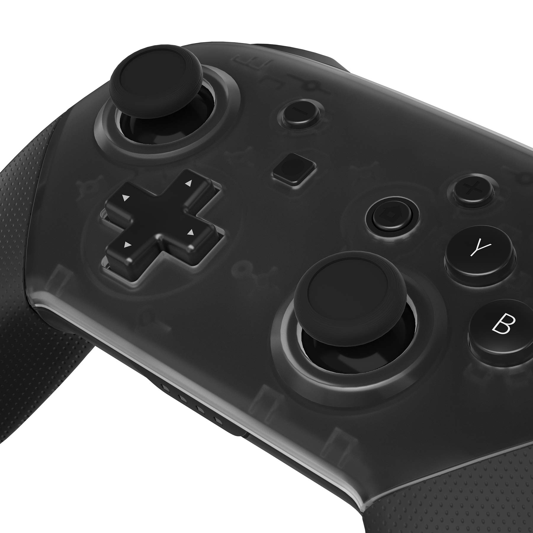 eXtremeRate Black Replacement 3D Joystick Thumbsticks, Analog Thumb Sticks with Cross Screwdriver for Nintendo Switch Pro Controller