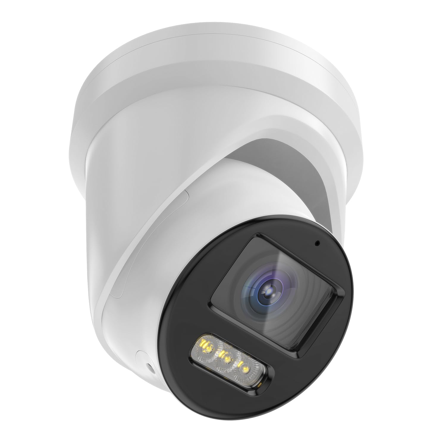 DS-2CD2387G2-LSU/SL 2.8mm HIK 8MP Color IP Camera, Outdoor Indoor 4K PoE Turret Network Camera with Strobe Light and Audible Warning, Human/Vehicle Detection, Work with HIK NVR/Hik-Connect APP