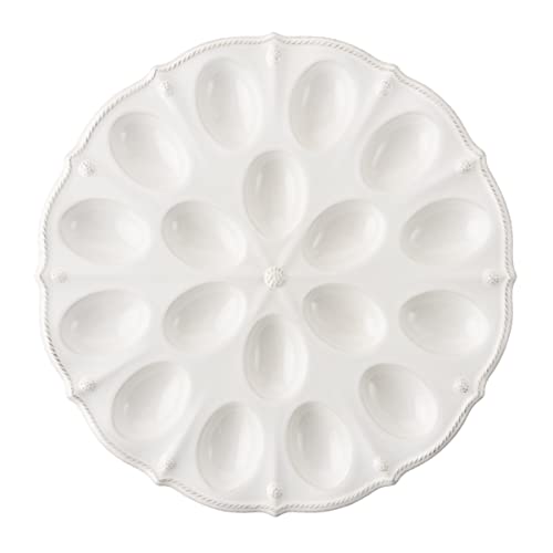 Juliska Berry and Thread Whitewash Deviled Egg Platter