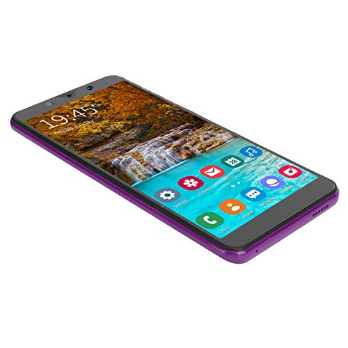 FOLOSAFENAR Smartphone,5.72 inch HD Full Screen Cellphone,face Recognition and Fingerprint Unlock Smartphone,Dual Card Dual Standby,512MB+4GB()