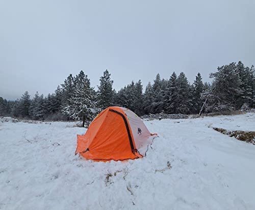 AYAMAYA 4 Season Backpacking Tent 2 Person Camping Tent Ultralight Waterproof All Weather Double Layer Two Doors Easy Setup 1 2 People Man Tents for Backpacker Outdoor Hiking