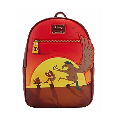 Loungefly Disney Hercules 25th Anniversary Sunset Womens Double Strap Shoulder Bag Purse