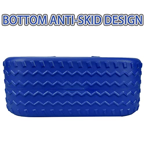 Juyeesm Medium Beach Bag, Waterproof Rubber Beach Bag, Washable Open Tote Bag Durable Tote Travel Bags for Outdoor Sport