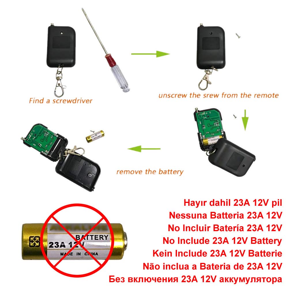 AUCD Portable 3 Pins XLR Wirless Remote Control Receiver for 400W 500W Smoke Fog Machine