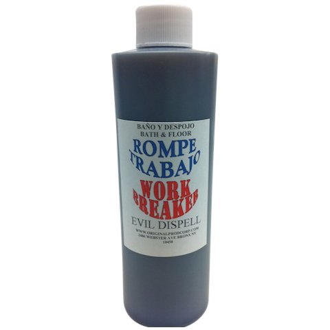 Original Botanica Work Breaker Bath and Floor Wash Spiritual Cleansing Negative Energy Protection Herb Purification, to Remove Evil Spell Witchcraft Removal 8oz