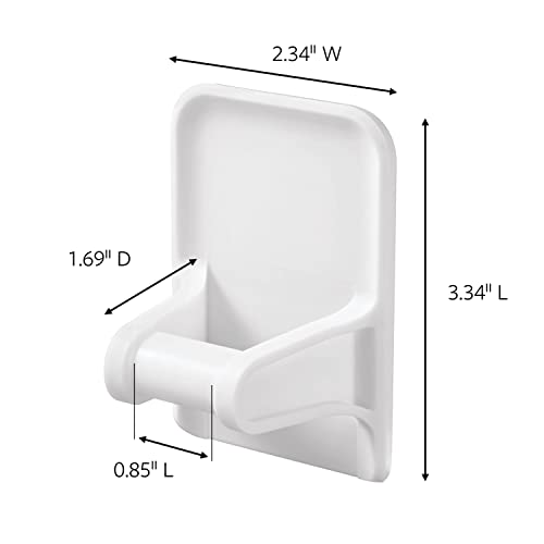 Command Spray Bottle Hanger, Total 2 Holders with 4 Command Strips, 2 Pack of 1 Hanger, Organize Damage-Free