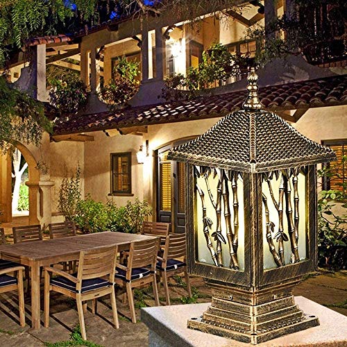 Outdoor Post Light Outdoor Post Light -Water-Resistant Pillar Light, Community Courtyard Garden Door Patio Stigma Lamps -Modern Home Outdoor Post Lights