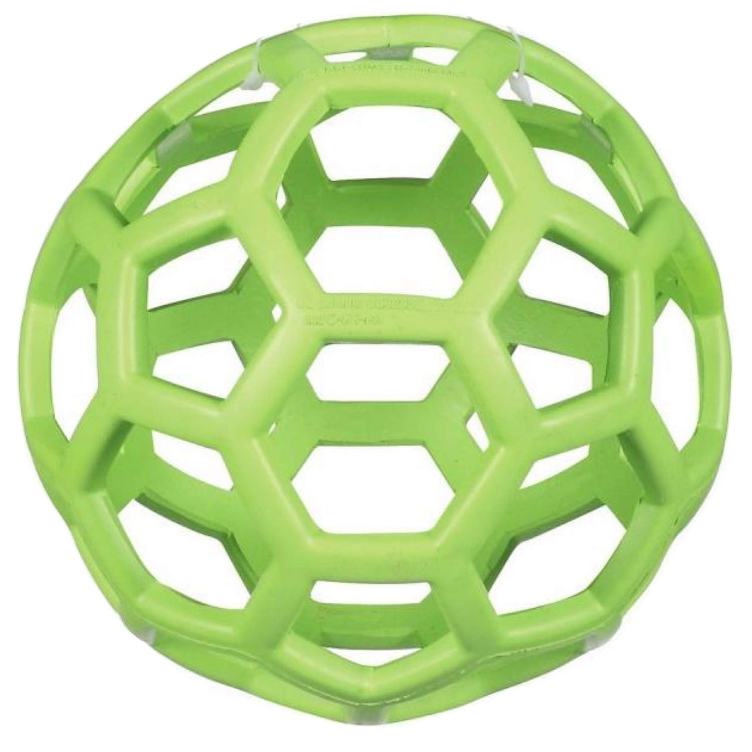 JW Hol-ee Roller Dog Fetch Treat Dispenser Puzzle Ball; Medium 4.5 Inch Diameter