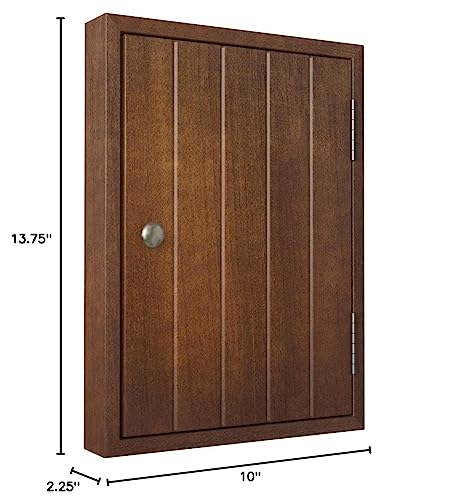 D-Art Collection United Key Holder Box Curio in Mahogany Wood
