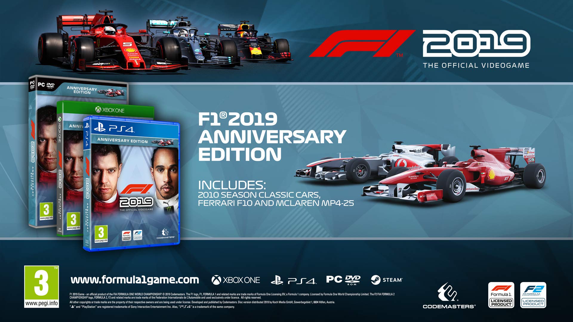 F1 2019 - Anniversary Edition (PS4)