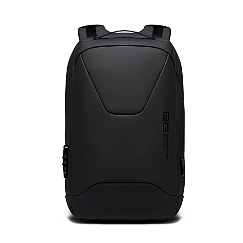 FANDARE Anti-Theft Backpack Business Daypacks fits 15.6 Inch Laptop Travel Large Backpack with USB Charging Port Waterproof Computer Bag for Women Men Notebook Black
