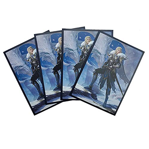 Fantasy North - Nala Tolbryth - Dragon Knight (Dormyr) - 100 Smooth Matte TCG Trading Card Sleeves - Fits Magic MTG Commander Pokemon and Other Card Games - Playing Card Sleeves