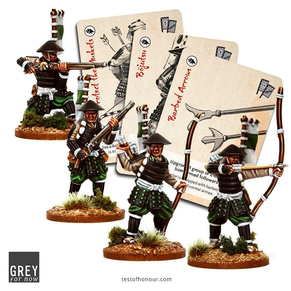 GameCraft Miniatures Test of Honour - Ashigaru with Bows and Muskets