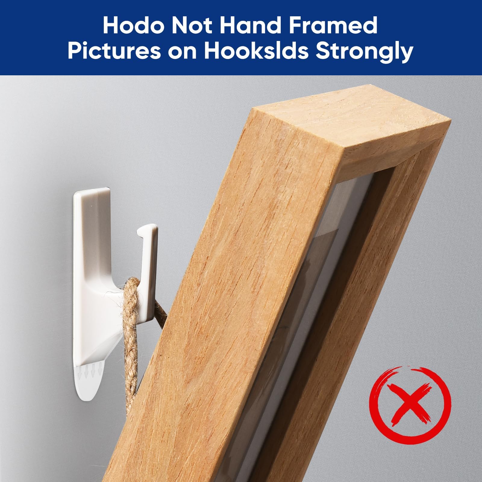 BBHLIFE Wall Hooks 4.4lb/2KG(Max load) Removable Hooks, Waterproof and Oilproof, suitable for Bathroom, Kitchen, damage-free Hooks, No Tools Wall Hooks for Hanging Christmas 2 PCS/PACK