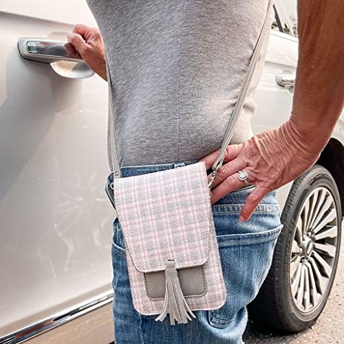 K. Carroll Accessories Harper Crossbody View Pink Tweed