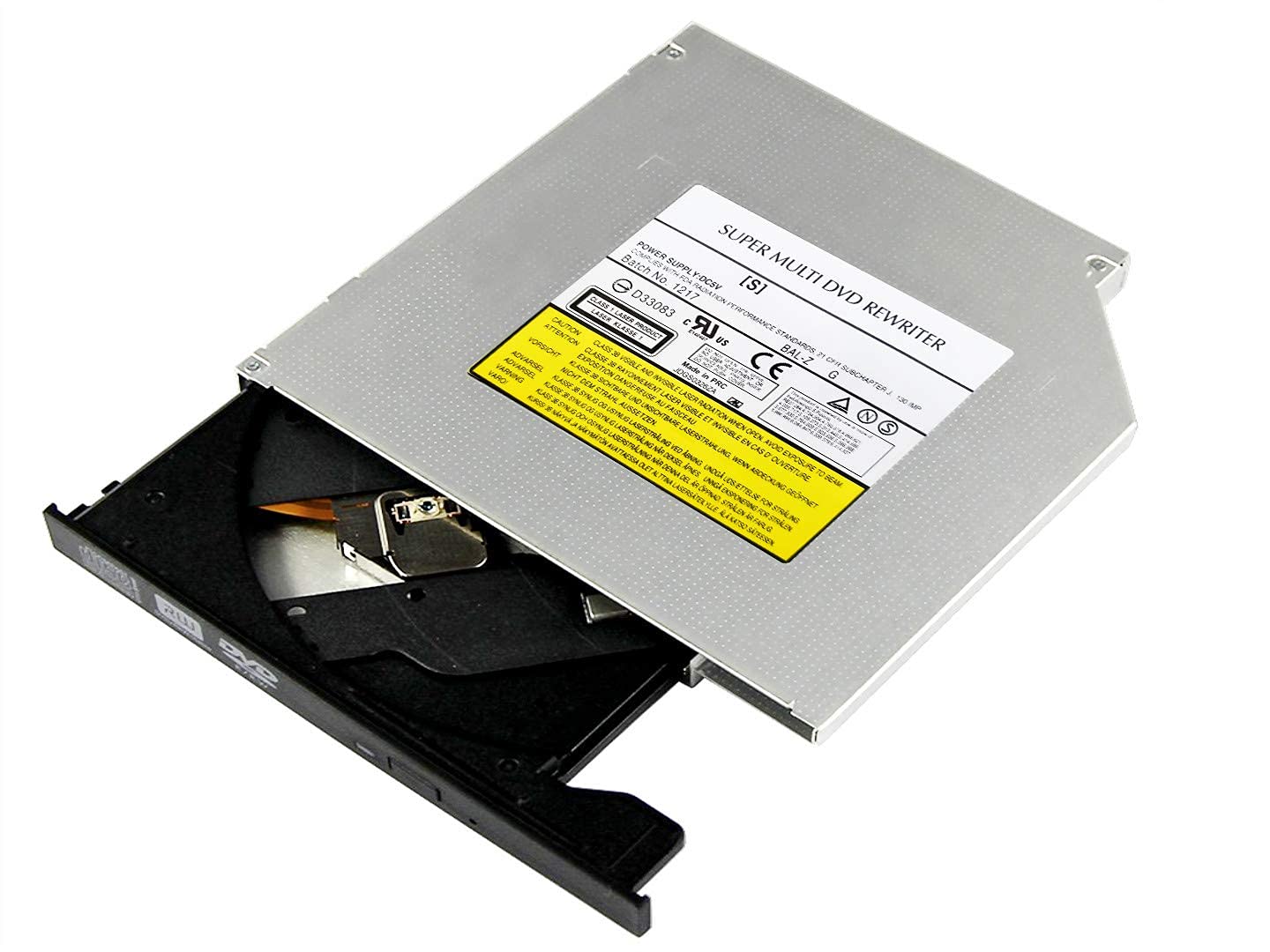 OSGEAR Internal Thick 12.7mm SATA 8X DVDRW CD DVD RW ROM Burner Writer Laptop Replacement PC Mac Tray Loading Drive for Asus Acer HP Dell Lenovo Samsung Sony