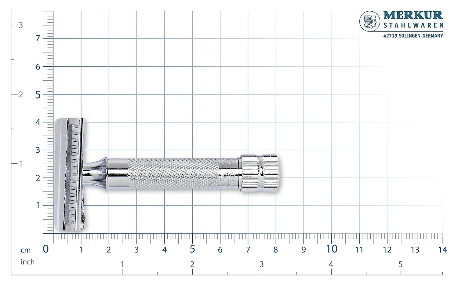 Merkur Slant Bar Double Edge Safety Razor, MK-37001