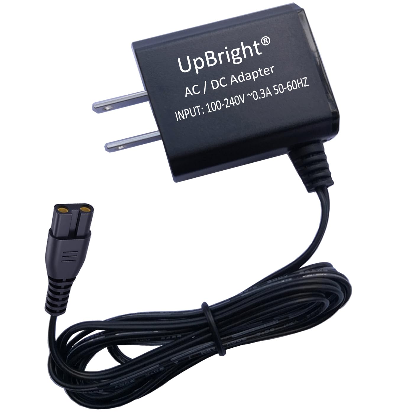 UpBright 2-Prong 5V AC/DC Adapter Compatible with Ceenwes Professional CWS-020 CWS020 Rechargeable Dog Pet Hair Clipper Cordless Pro Cat Trimmer Shaver 5VDC 1A DC5V 1000mA Power Supply Battery Charger