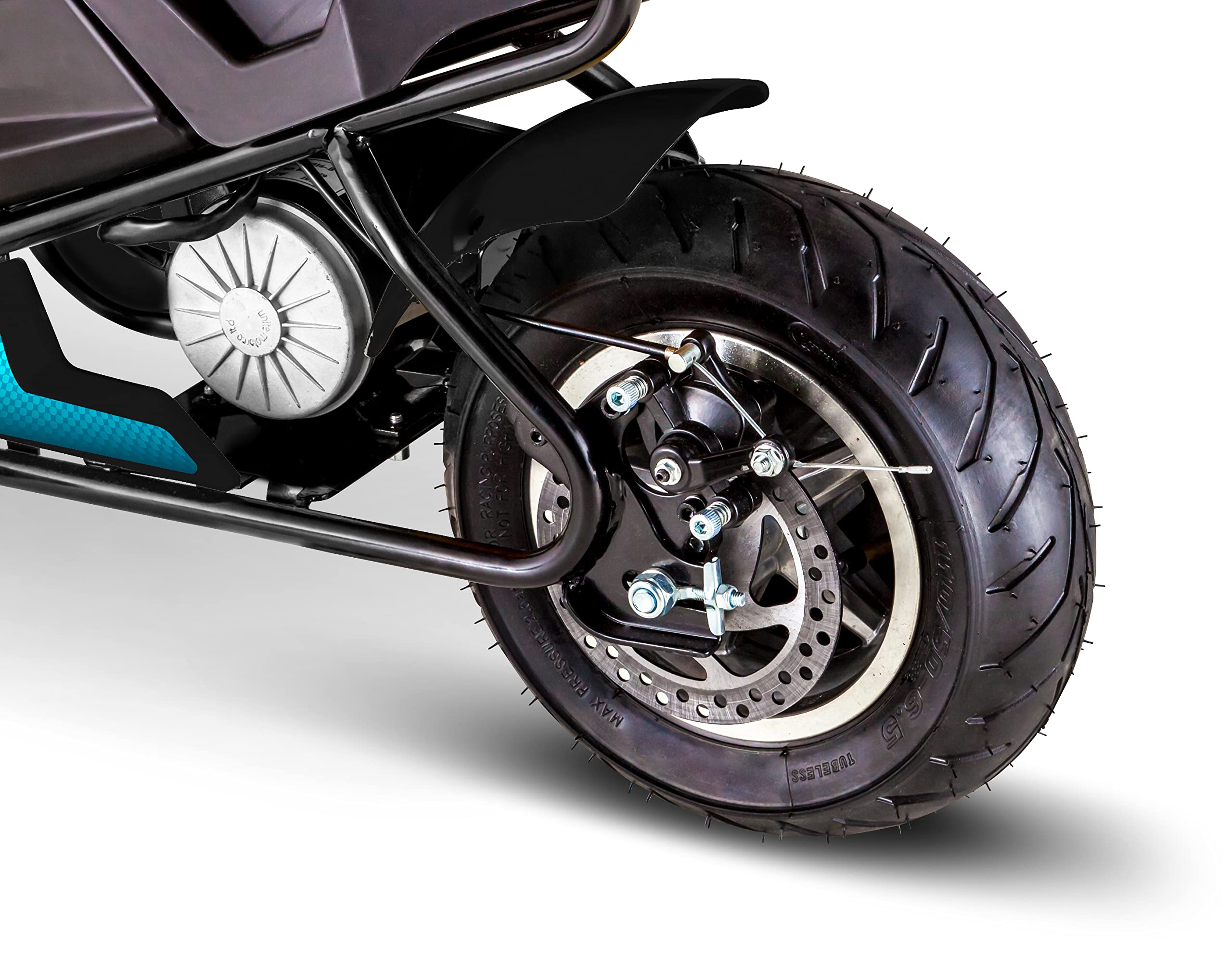 Kid Trax Kids KTX Mini Bike, 24 Volt, Youth 8-12 Years Old, Max Rider Weight 120 lbs, Black, (KT1598A)