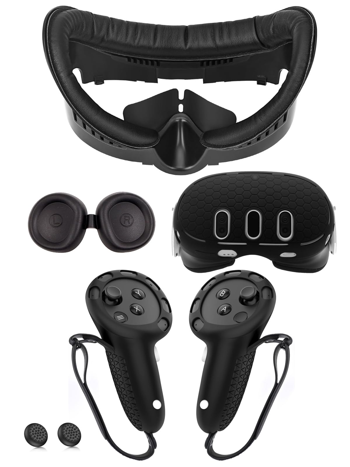 Facial Interface Bracket Face Cover Cushion Pad for Quest 3 Grey
