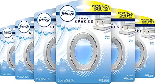 Febreze Small Spaces Air Freshener - Linen & Sky (Pack of 6)6