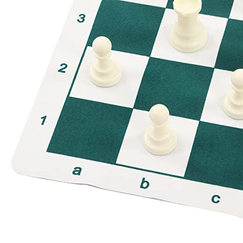 Emoshayoga Roll Up Chess Board Set, Entertainment Game Travel Chess Set Rollable Foldable for Picnic for Family Gatherings(Wang Gao 95MM)