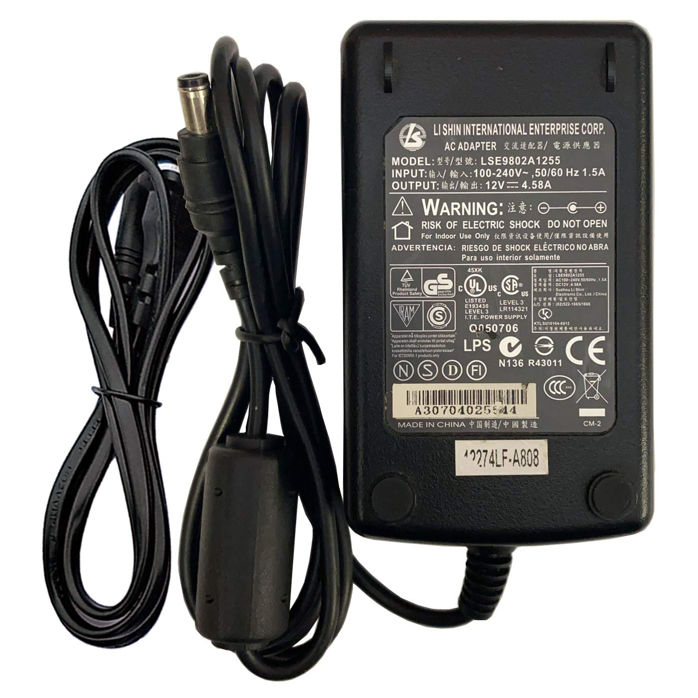LI SHIN LSE9901B1250 12V 4.16A OEM AC Power Supply Adapter