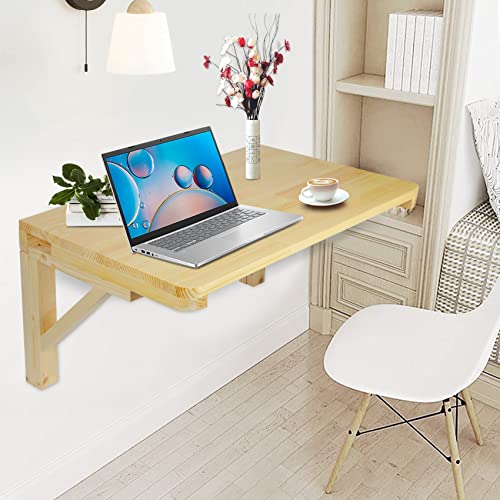 Folding Table Wall Mounted Space Saving,Foldable Wall-Mounted Table,Multifunctional Foldable Wall Table,Save Space for Laundry, Study, Dining Room,Multiple Sizes (29.5“×19.7”(75cm×50cm))