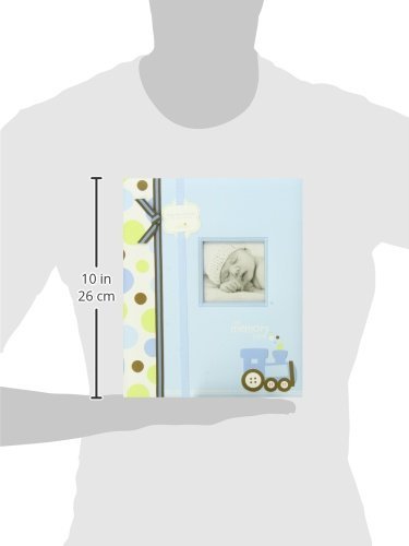 Lil Peach Train Baby Five Year Memory Book Photo Journal, Cherish Every Precious Moment Of Your Babys First Years, Blue