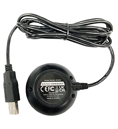 GlobalSat BU-353N5 USB GNSS Receiver, Black